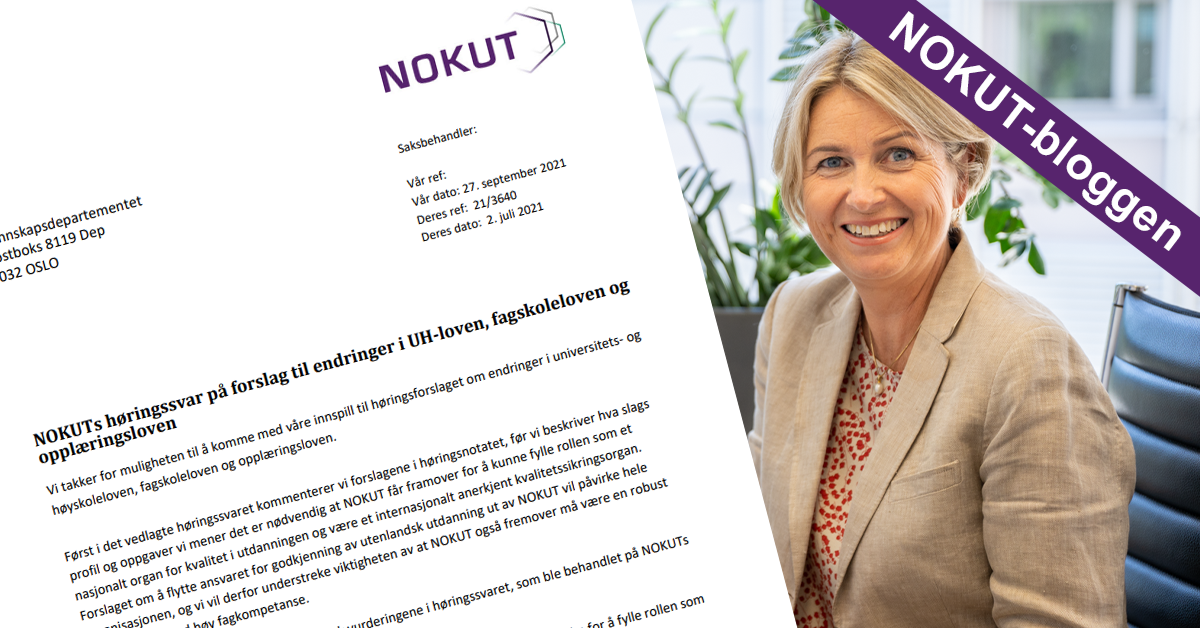 Hvordan sikre kvalitet og stimulere til utvikling i norsk høyere ...