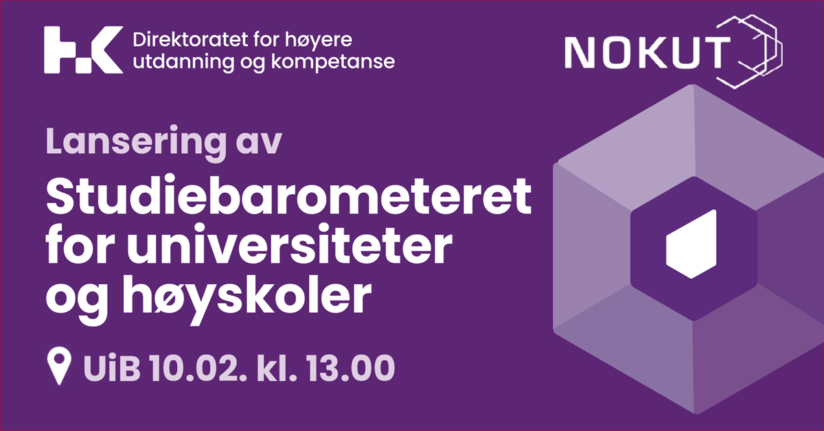 Lansering av Studiebarometeret 2024 | Nokut